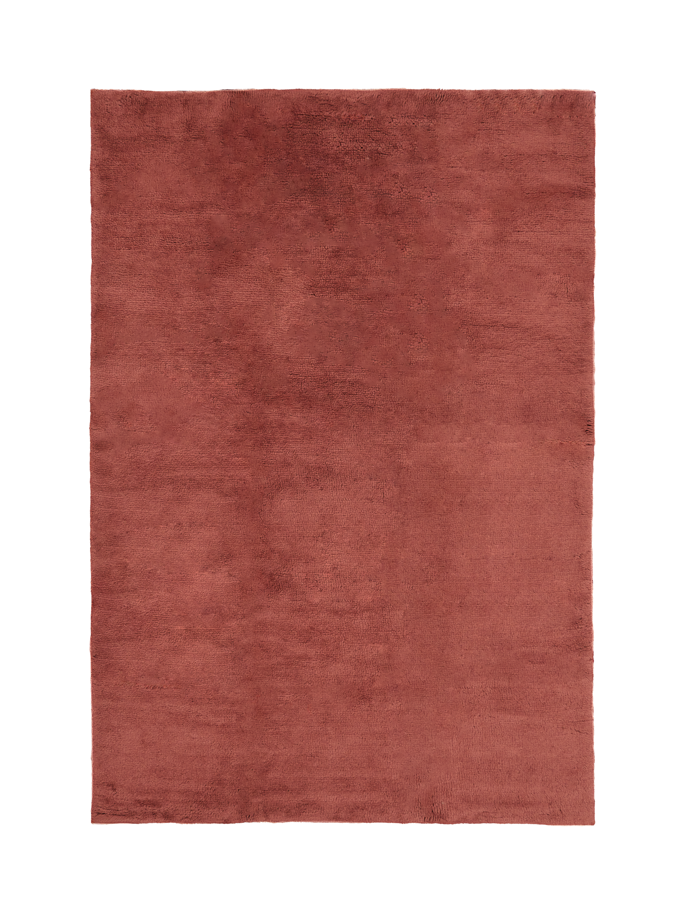 Nelson Burgundy Wine Washable Wool Fine Cut Pile Rug